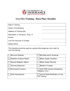 Fillable Online www.fws.govcaliforniaadsampleburnplanAppendix E: Sample ...