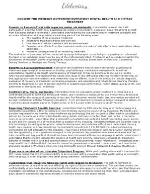 Age Of Consent For Outpatient Mental Health Treatment In ... Doc ...