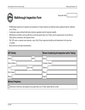 Fillable Online www2 deq idaho Fillable Online UST DEQ Walkthrough ...