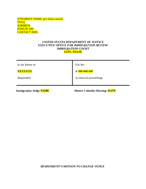 List of Downloadable EOIR s - U.S. Department of Justice Doc Template ...