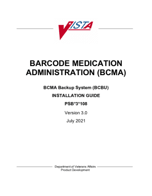 Fillable Online bar code medication administration (bcma) - Veterans ...