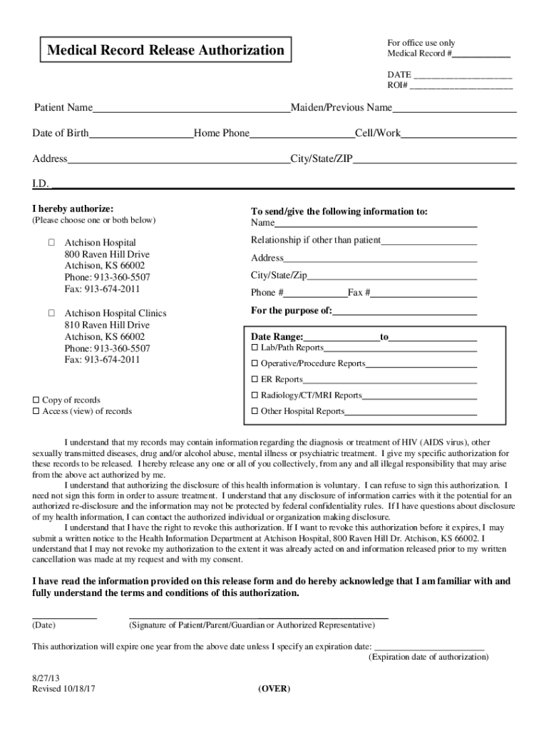 Fillable Online Monument Health Medical Records Request Fax Email Print ...