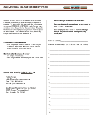 Fillable Online Media Badge Request Form - WGI Fax Email Print - pdfFiller