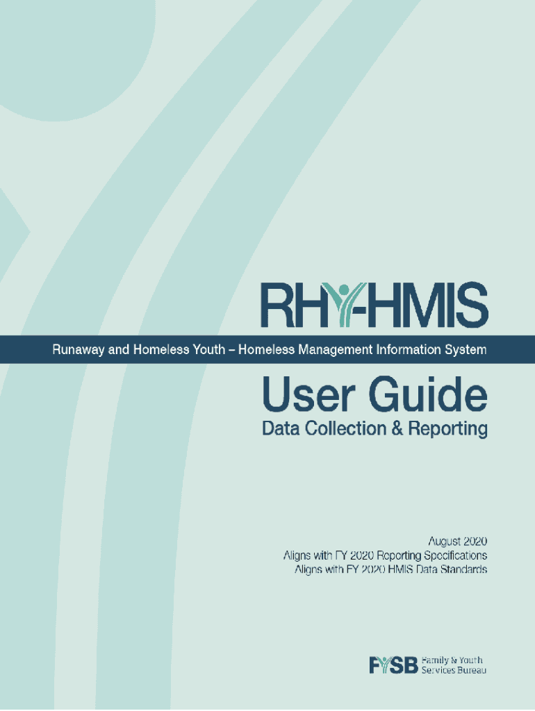 Fillable Online RHY-HMIS Data Collection Guide FY2020. Runaway and ...