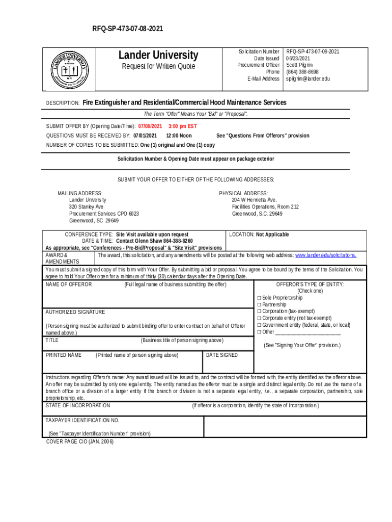 Get the free Solicitation Number Date Issued Procurement ... Doc ...