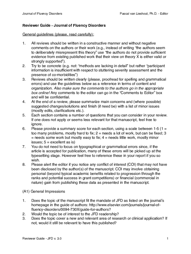 Fillable Online Journal of Fluency DisordersAnxiety and stuttering ...