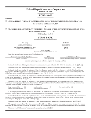 Fillable Online FDIC Certificate No: 58481 Fax Email Print - pdfFiller