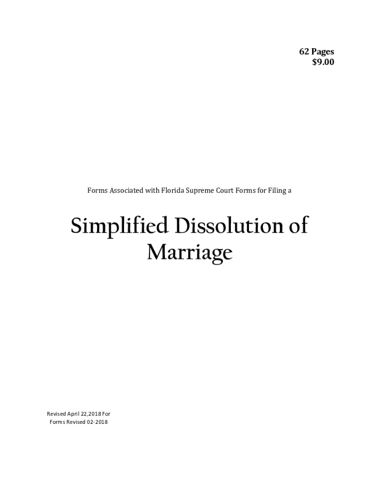 Fillable Online Fillable Online Simplified Dissolution of Marriage ...