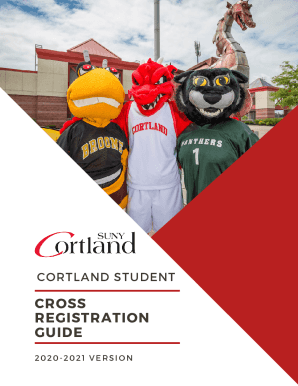 Fillable Online www2 cortland SUNY Cross Fax Email Print - pdfFiller