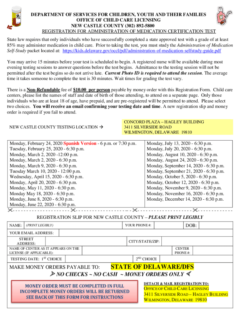 Fillable Online education.delaware.govfamiliesocclOffice of Child Care ...