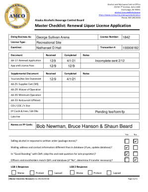 Fillable Online www.commerce.alaska.govwebamcoABC Redirect Page ...