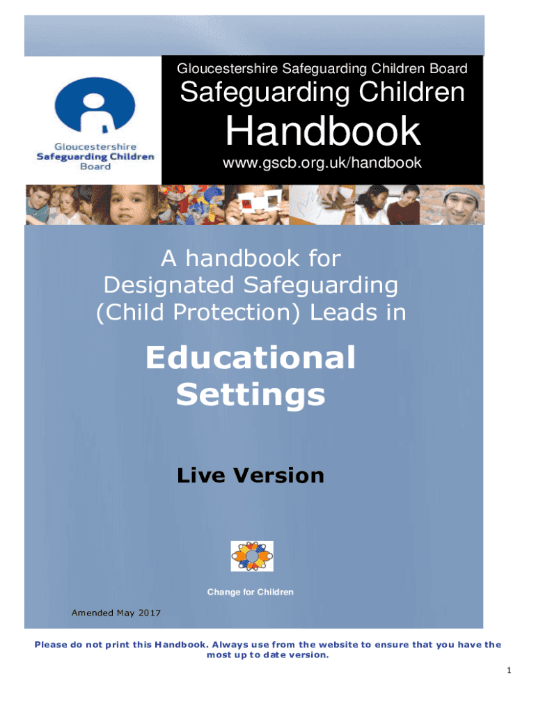 Fillable Online The Gloucestershire Safeguarding Children Board ...