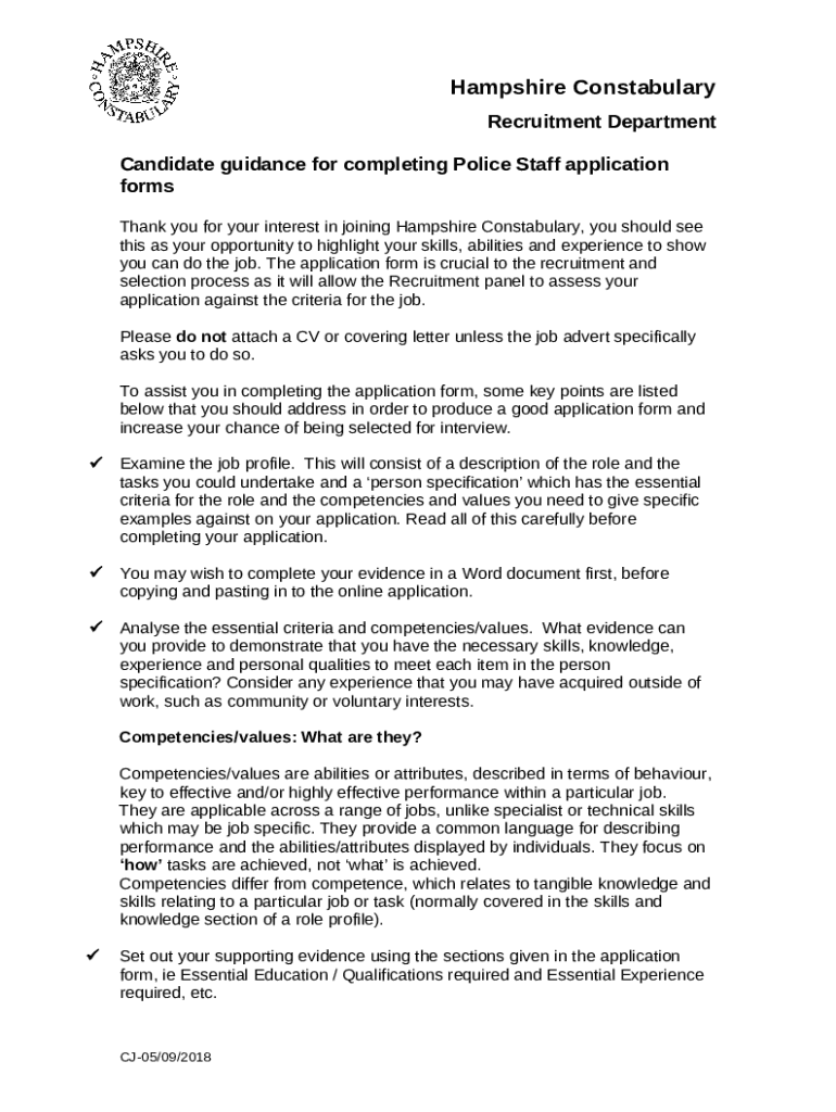 Candidates Guidance for Completing Application s Doc Template | pdfFiller