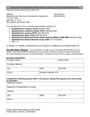 Fillable Online Model Coverage Determination Request FormJan2019v508 ...