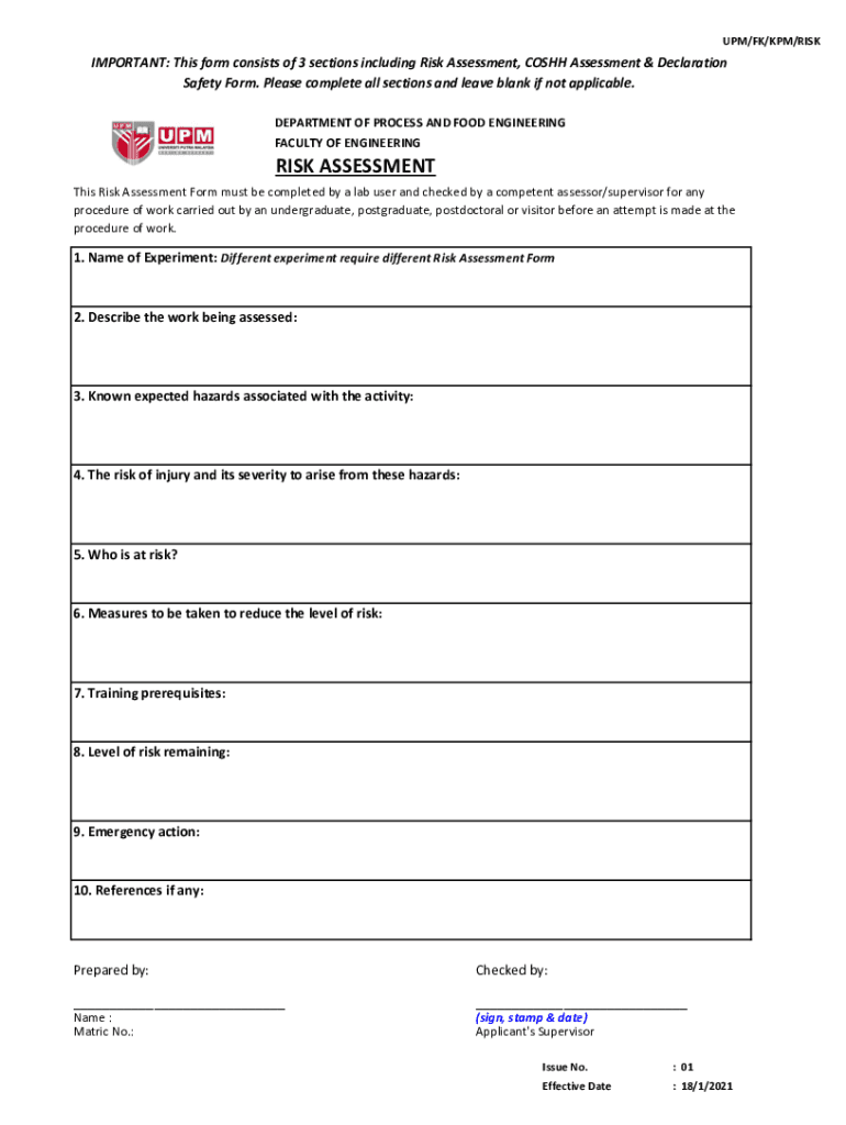 Fillable Online eng upm edu Checklists and forms - CITB - CITB - CITB Fax Email Print - pdfFiller