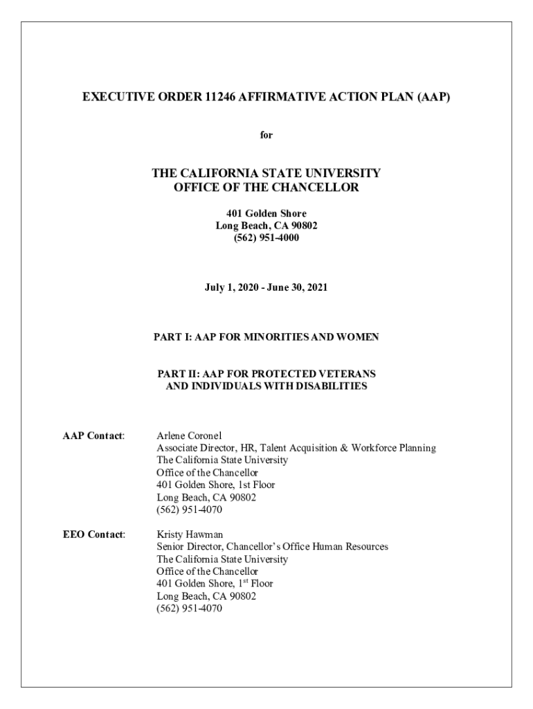 Fillable Online www.dol.govofccpexecutive-order-11246Executive Order 11246Equal Employment ...