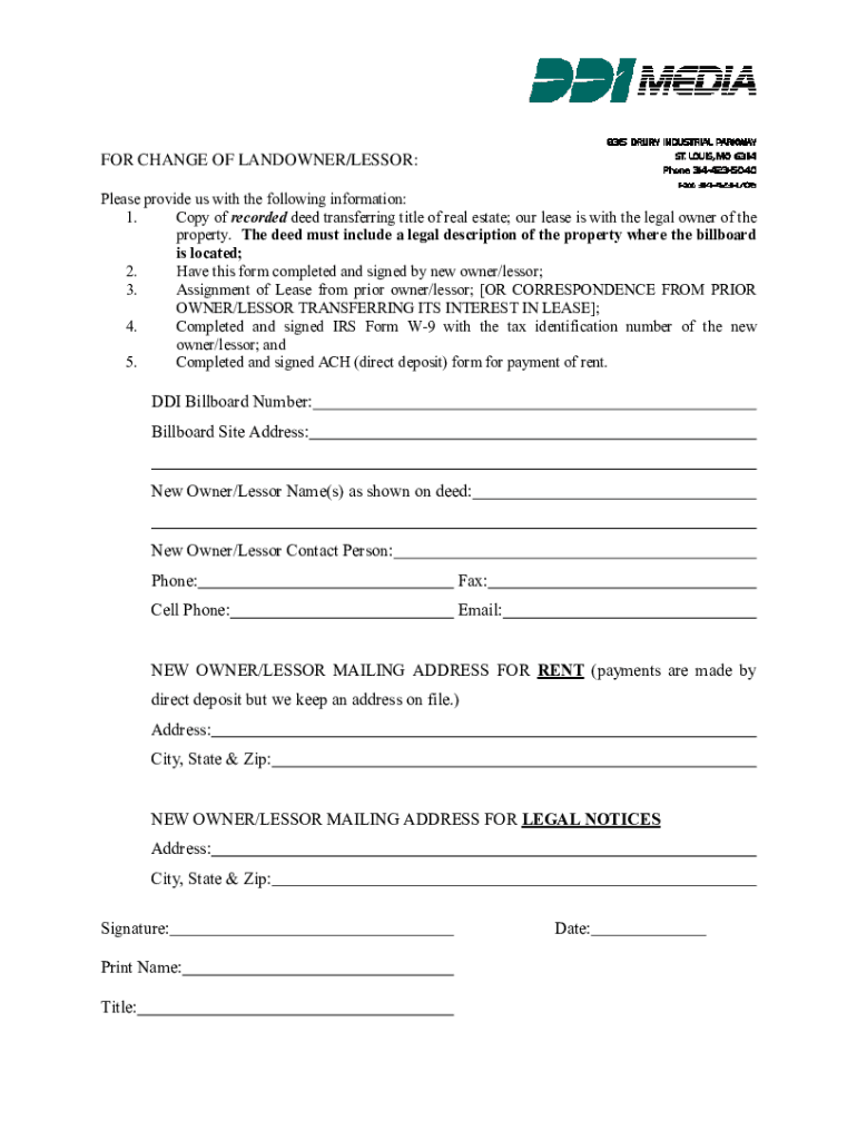 Fillable Online Please provide us with the following information ...