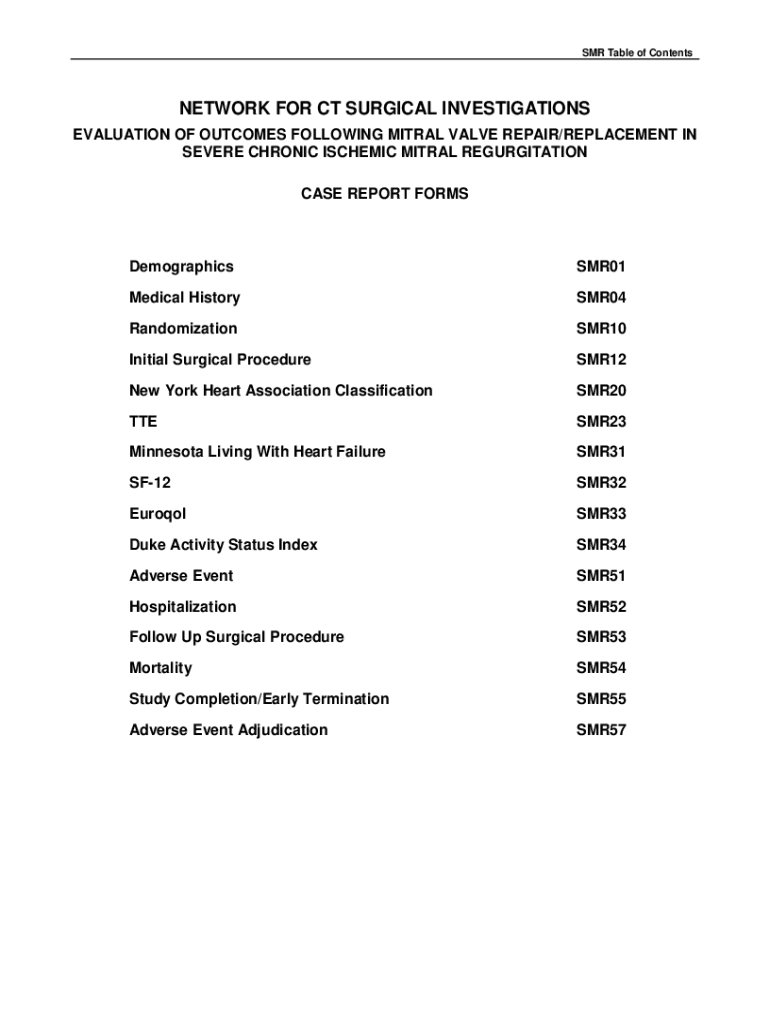 Fillable Online biolincc nhlbi nih Cardiothoracic Surgical Trials ...