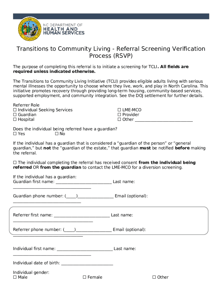 www.templateroller.comtemplate1882001"Transitions to Community Living - Referral Screening ...