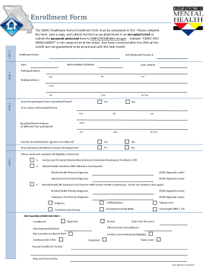 Fillable Online dmh mo MISSOURI DEPARTMENT OF MENTAL HEALTH POLICY TO ...