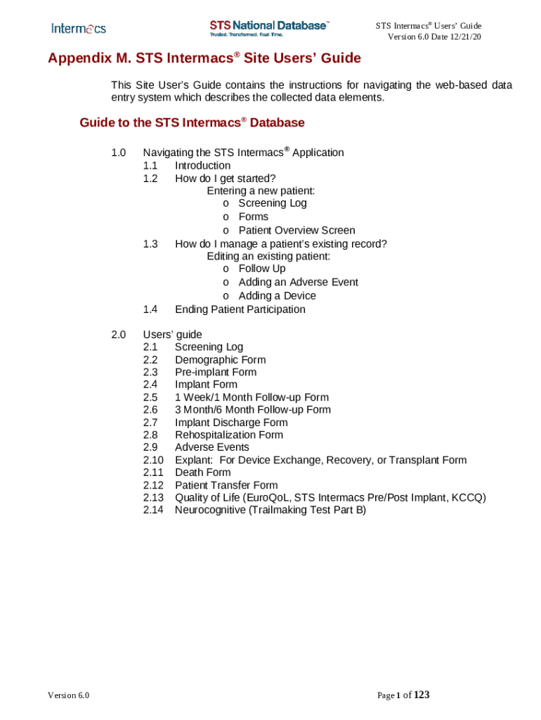 Online uab Intermacs User39s Guide v40 - uab Fax ... Doc Template ...