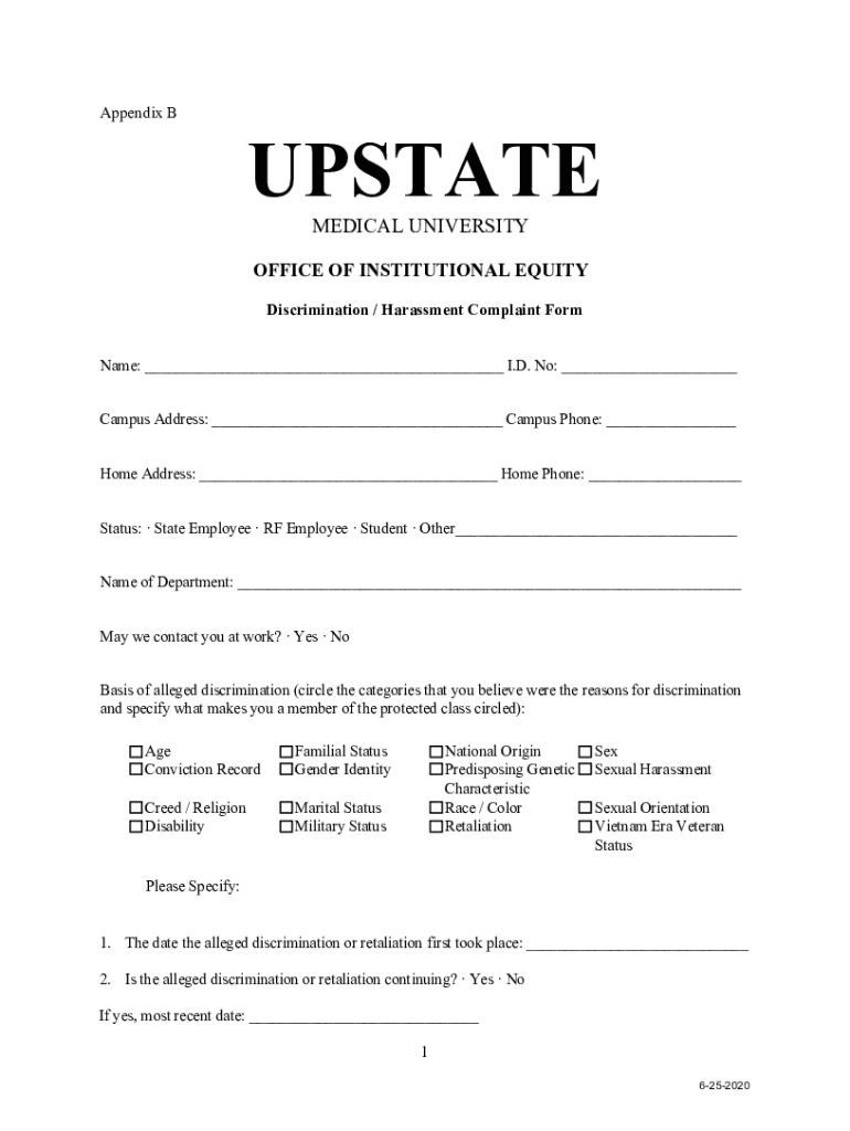 Fillable Online ODI - New ODI Complaint Investigation Procedure - w ...