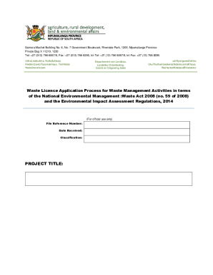 Fillable Online WASTE LICENSE APPLICATION FORM. PART 2 Fax Email Print ...