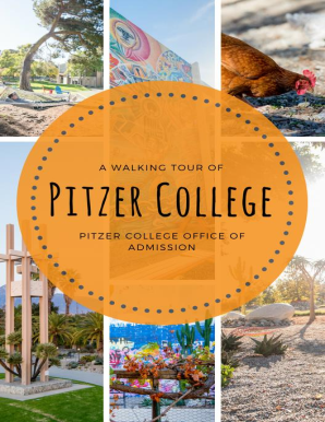 Fillable Online Core Values - Admission at Pitzer College Fax Email ...