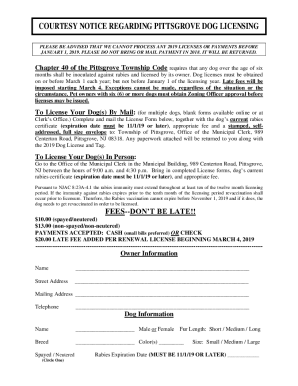 Fillable Online Kiosk Pet Licenses - Animal Care and Control Fax Email ...