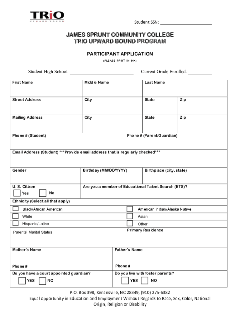 Fillable Online Fillable-UB-Application.pdf - James Sprunt Community ...