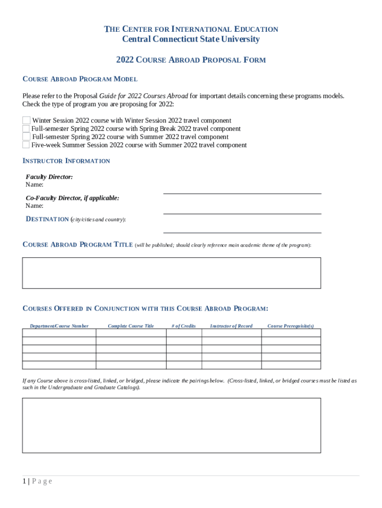 IIP Application 2022-2023 - web ccsu Doc Template | pdfFiller