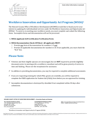 Fillable Online Workforce Innovation and Opportunity Act Program (WIOA ...