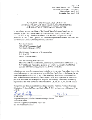 Fillable Online NPDES Construction General Permit Fact Sheet.pdf Fax ...