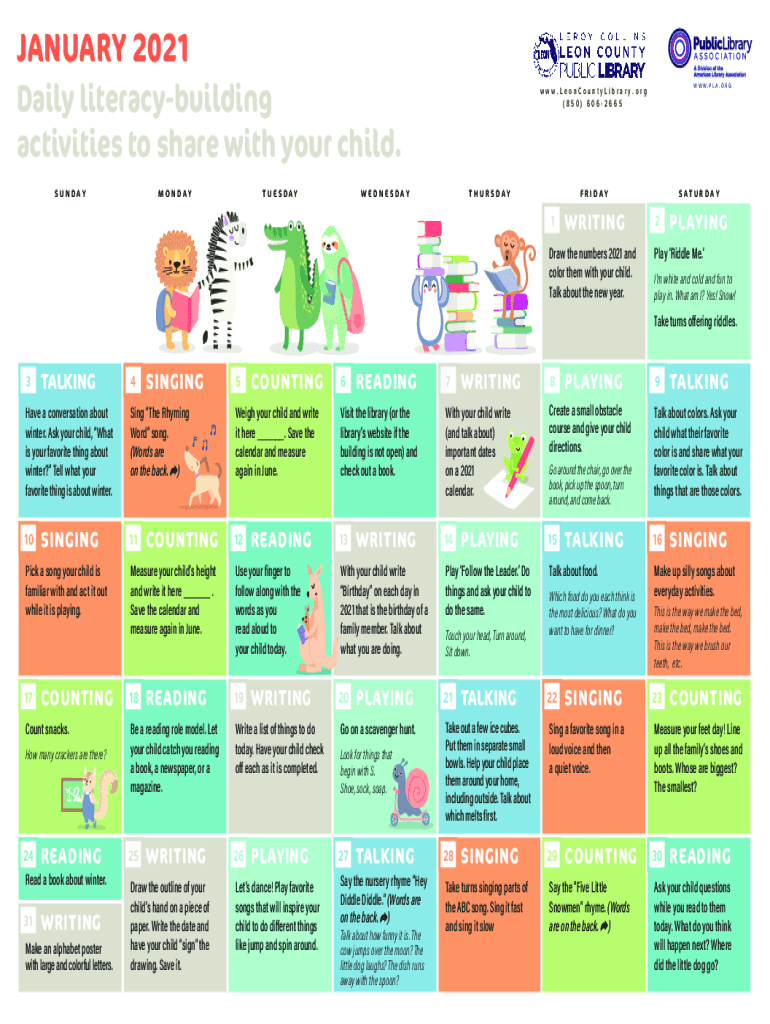 Fillable Online cms leoncountyfl Daily literacy-building Fax Email ...