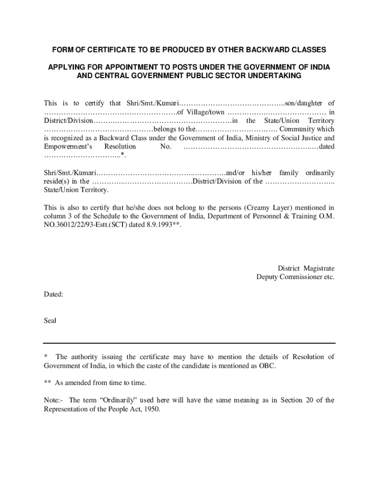 Fillable Online Annexure-V FORM OF CERTIFICATE TO BE PRODUCED BY OTHER ... Fax Email Print ...