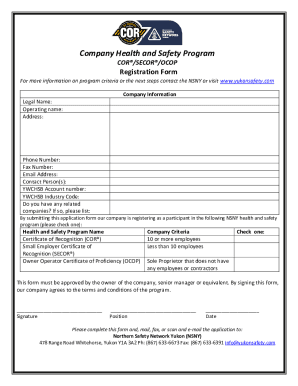 Fillable Online Company Health and Safety Program - Amazon Web Services ...