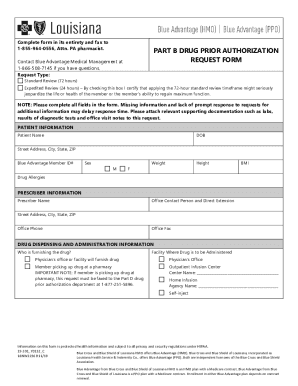 Fillable Online Fillable Online part b drug prior authorization request ...