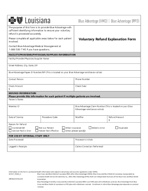 Fillable Online 2019-12 BA Voluntary Refund Explanation Form Fax Email ...