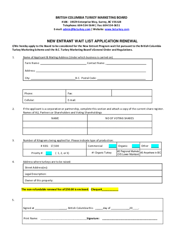 Fillable Online APPLICATION FOR GROWER-VENDOR LICENSE Fax Email Print ...