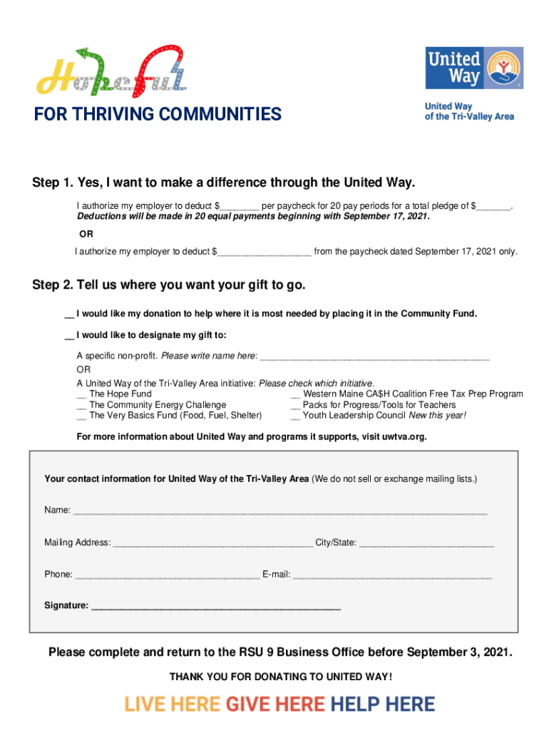 Fillable Online SECA Pledge Form Fax Email Print - pdfFiller