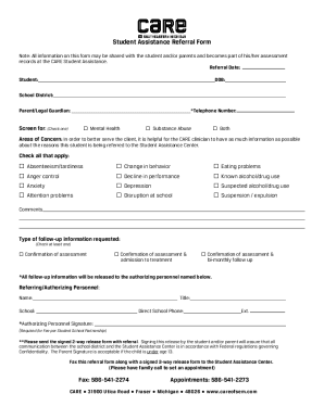 Fillable Online SAC Referral Form Fax Email Print - pdfFiller