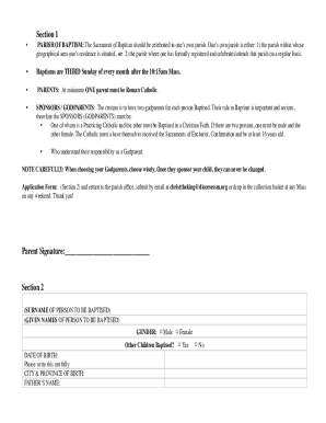 Fillable Online BAP-FRM-001-Baptism Application Form Fax Email Print ...