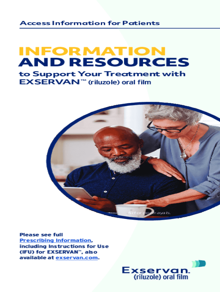 Fillable Online Dosage and Administration in ALS Patients EXSERVAN ...