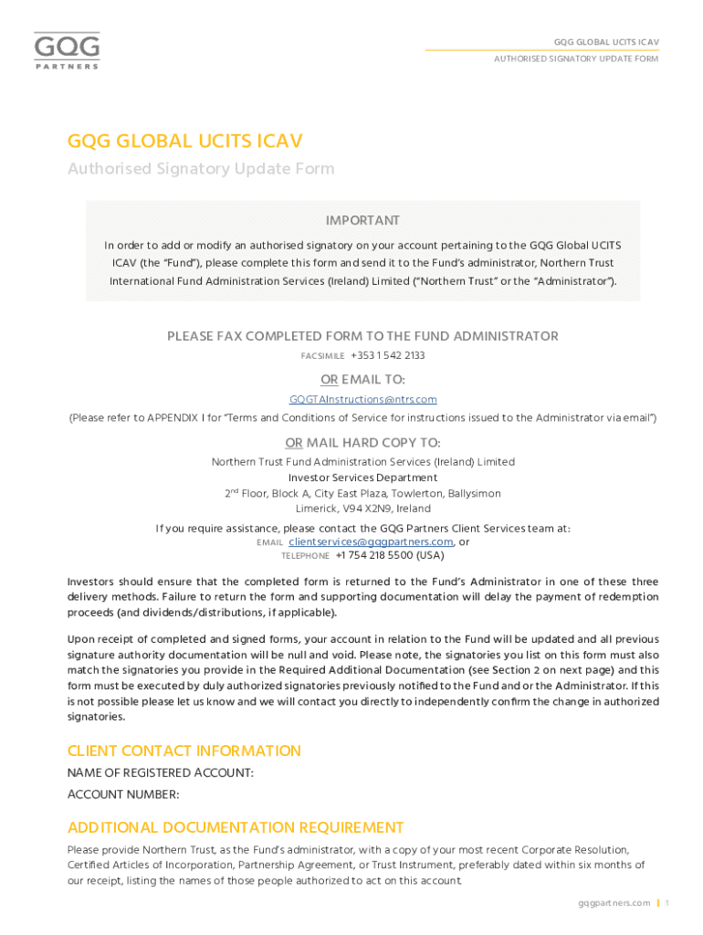 Fillable Online Fillable Online ICAV Irish Collective Asset- management ...