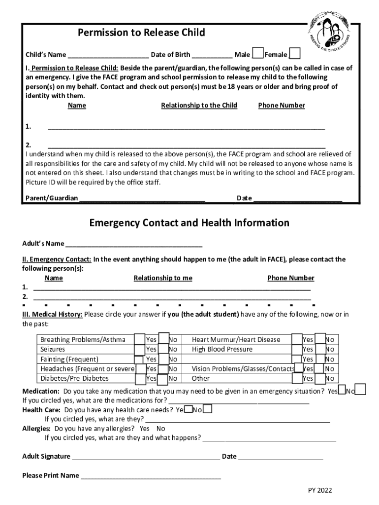 Fillable Online Parent Request for Service and Consent Form Fax Email ...