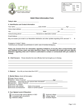 Fillable Online Client Information Sheet Revised 2021 Fax Email Print ...