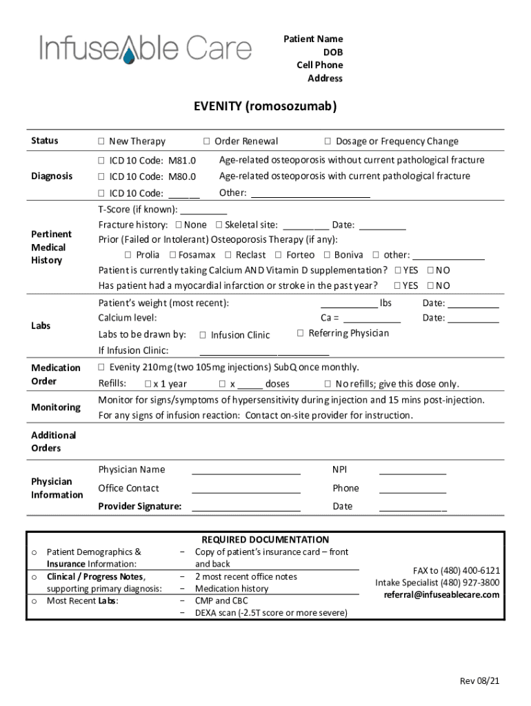 Fillable Online Romosozumab Biologics License Application Resubmitted ...