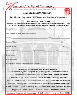 Fillable Online KCOC New Member Application 2022.pub Fax Email Print - pdfFiller