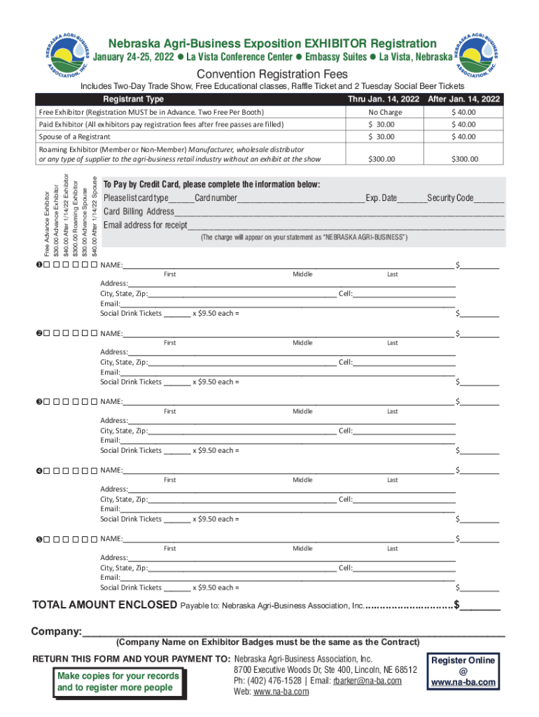 Fillable Online Fillable Online Exhibitor Registration Form 2... Fax Email ... Fax Email Print ...