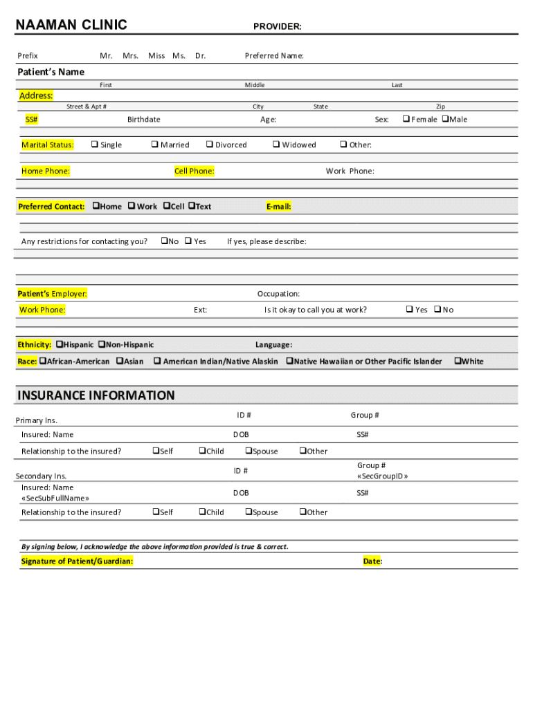Fillable Online CHECKIN FORMS2 Fax Email Print - pdfFiller